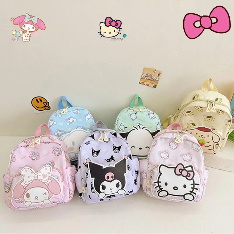Cartoon Sanrio Hellokitty Cinnamoroll Kuromi Double Shoulder Bag Anime ...