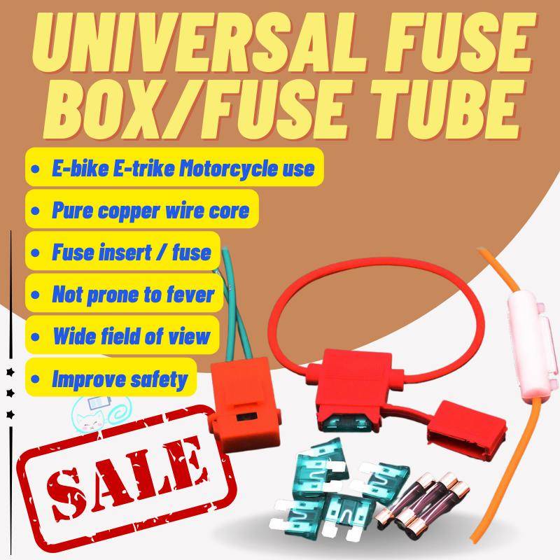 E-bike E-trip Motorcycle battery fuse blade fuse tube protection box ...