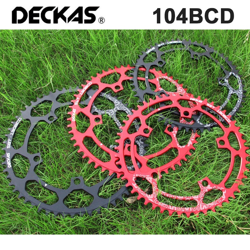 DECKAS MTB Chainring 40T 42T 44T 46T 48T 50T 52T Bicycle 104BCD ...