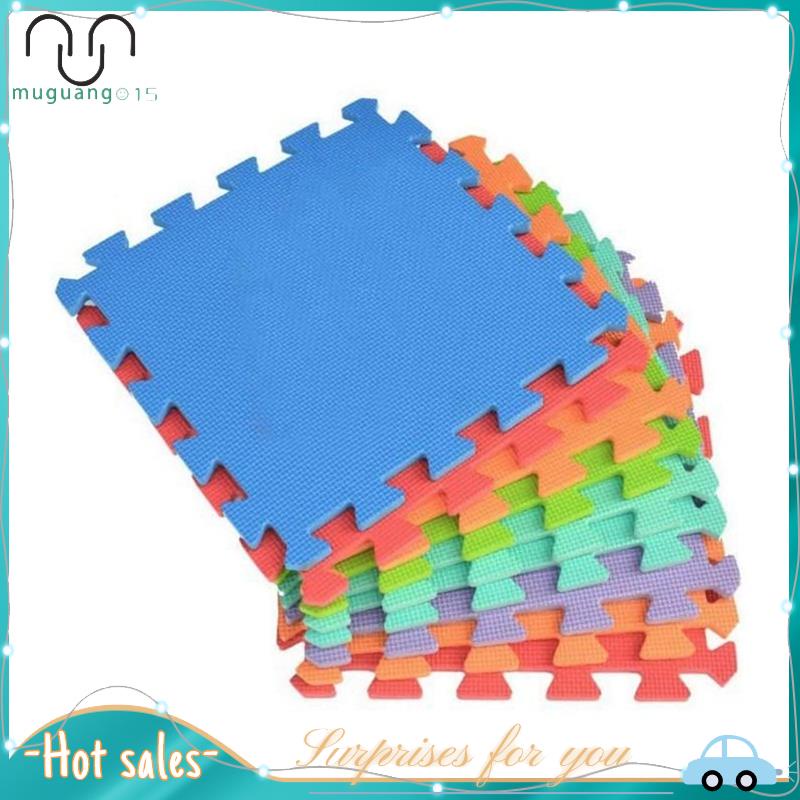 【muguang15】Play Mats Puzzle Modular Colored 20 Pieces 30X30 cm Soft Eva ...