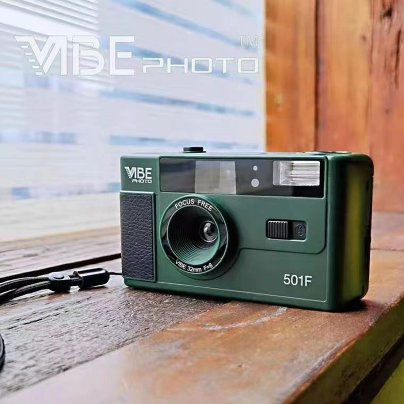 VIBE 501F Camera Reusable Non-Disposable Retro Film Camera 135 Film ...