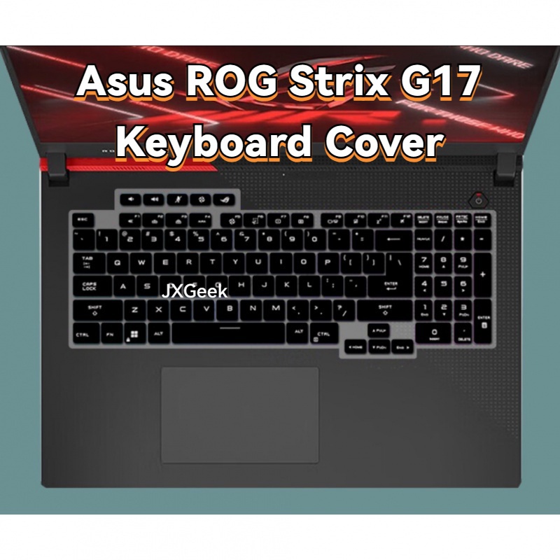 Asus Rog Strix G17 Keyboard Cover G713 G713q 17.3 Inch Tpu Transparent ...