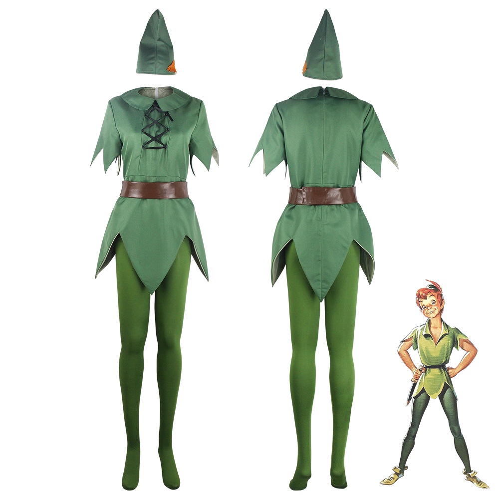 Peter Pan, Peter Pan, Costume, Green Fairy, Elf Costume, Cosplay Stage ...