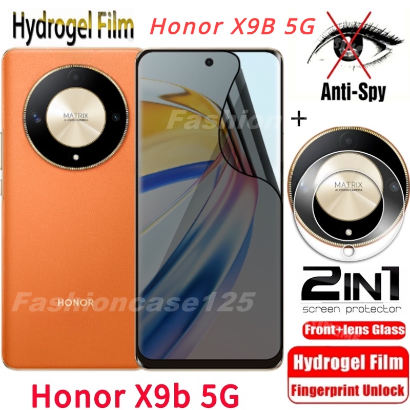 For Honor X9b Honor X9c 5G Soft Privacy Hydrogel Film Anti-Spy Full Cover Screen Protector Anti ...