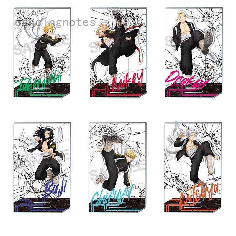 DN Anime Tokyo Revengers Acrylic Character Stand Figures Model Plates ...