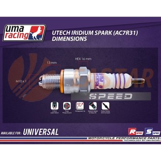 IRIDIUM SPARKPLUGS FOR ALL TYPE MOTORCYCLE | Shopee Philippines