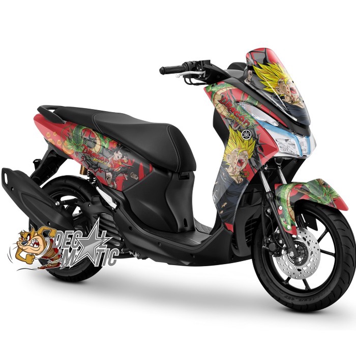 Yamaha lexy Full body Sticker - Lexi 125 Dragon Ball Decal | Shopee ...