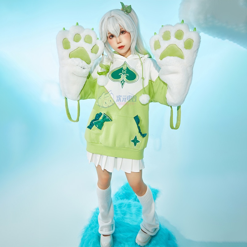 CosplayFM Genshin Impact cos Nahida cosplay Derived hooded clothing set ...
