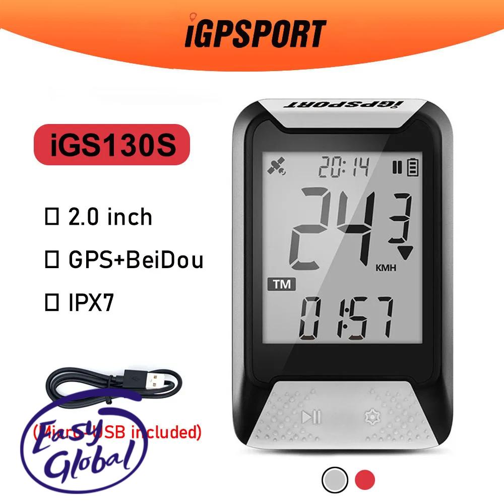 IGPSPORT iGS130 Bike Computer Wireless GPS Bicycle Speedometer ...