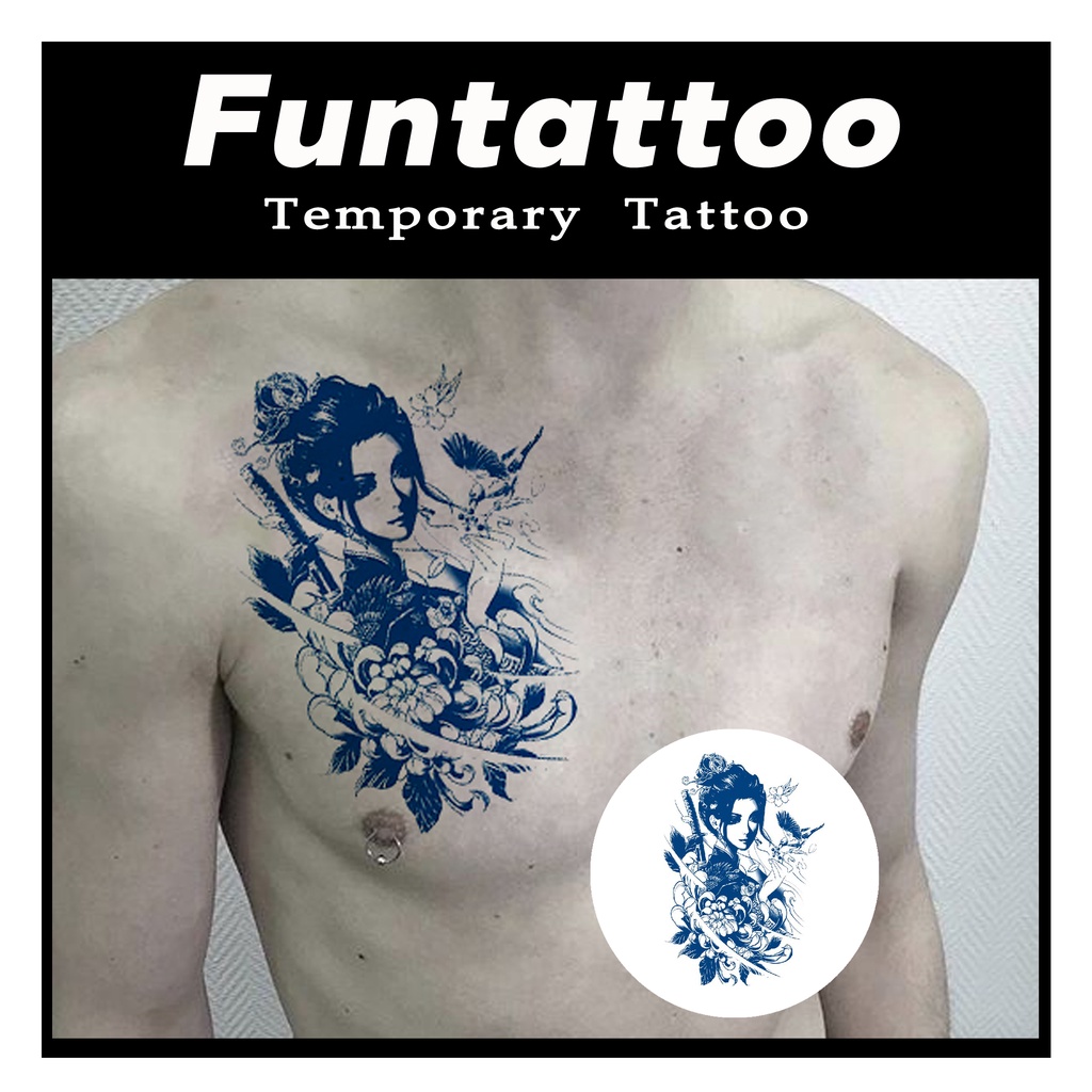 Funtatoo - Japanese Geisha fruit ink Tattoo long lasting 15 days ...