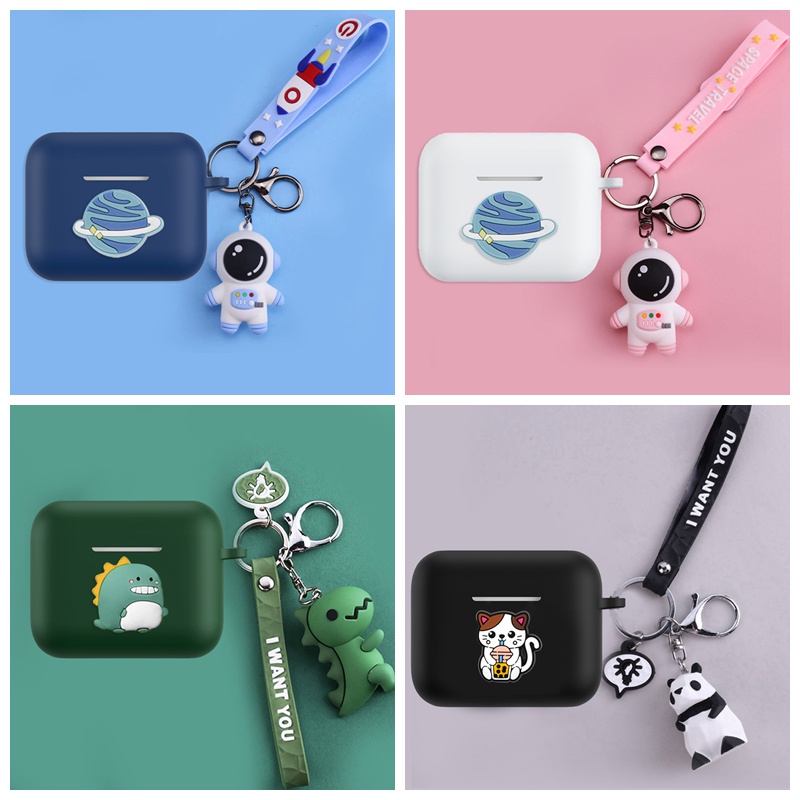 For Jabra ELITE 5 4 3 2 Case Cartoon Astronauts/Pandas/Dinosaurs Animal ...