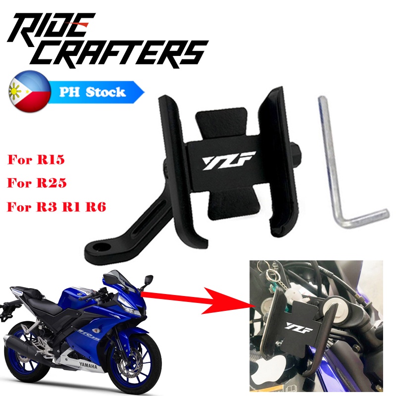 RC For Yamaha Yzf R15 R25 R3 R6 R1 R15m R15v3 R15 V3 Motorcycle Bike Cell Phone Holder Mobile ...