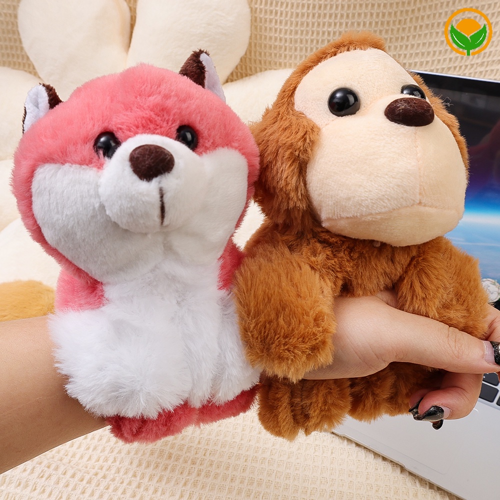 Cute Plush Panda Monkey Doll Bracelet/ Funny Popular New Year Capybara ...