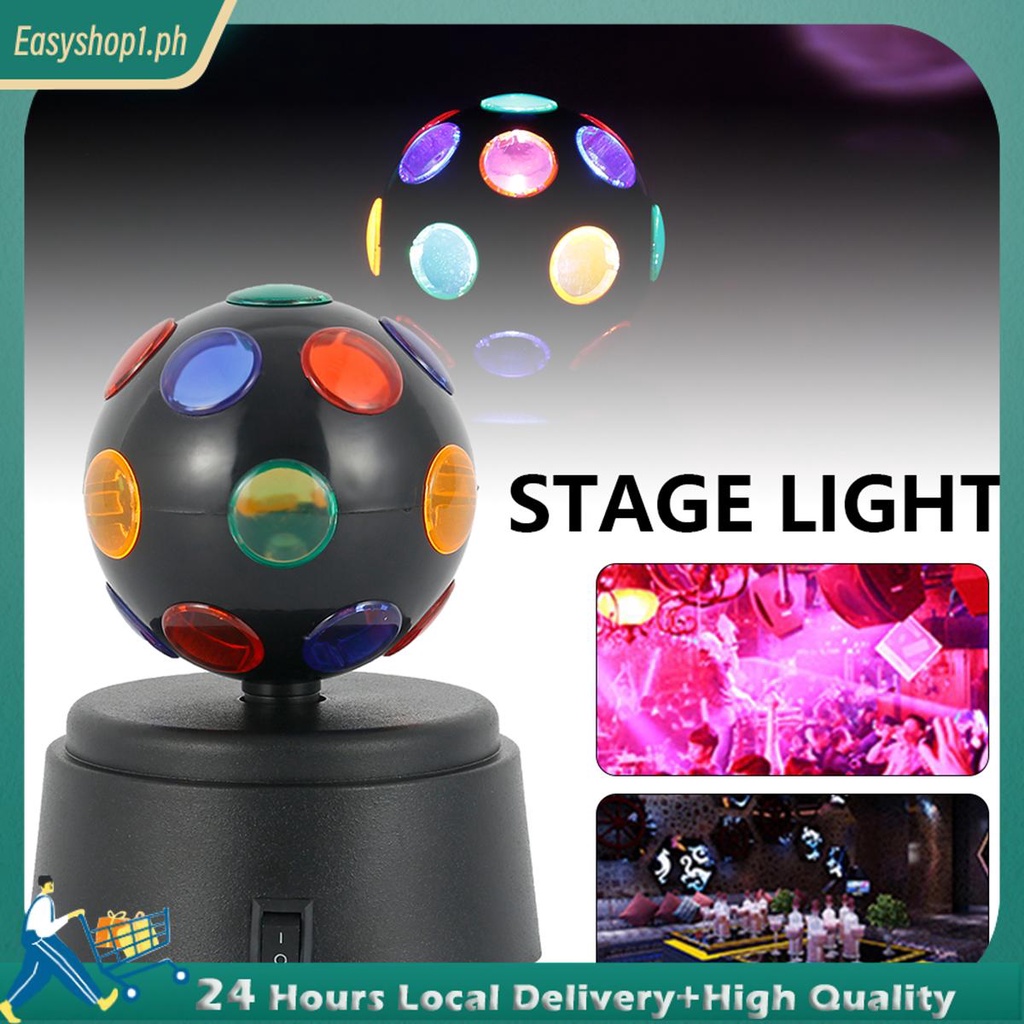 Stage Ball Light Battery Powered Disco Party Stage Ball Lights RGB Mini ...