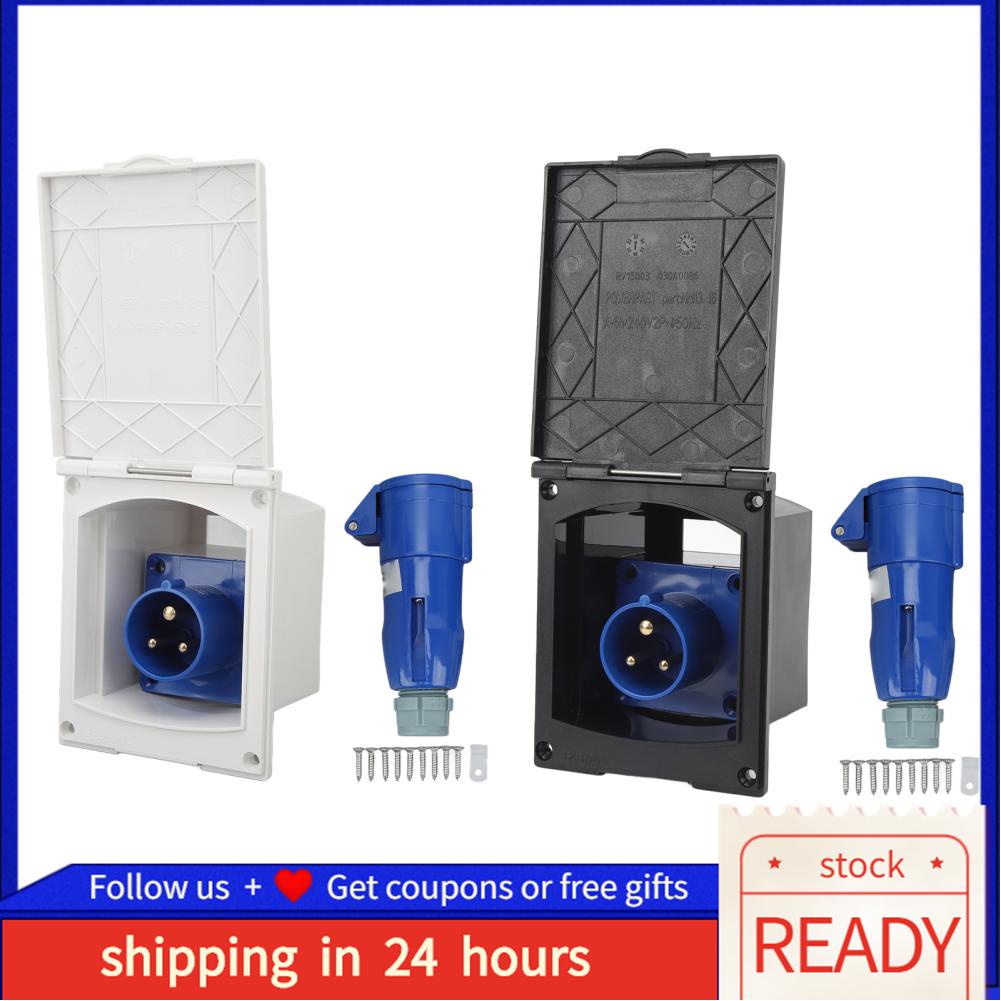 Newlanrode RV Power Inlet Refit Accessory Connection Port External ...