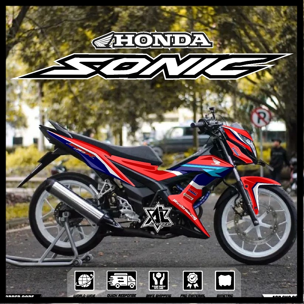 Honda SONIC 150R Fullbody Decal Sticker Fullblok Latest SONIC 150R ...