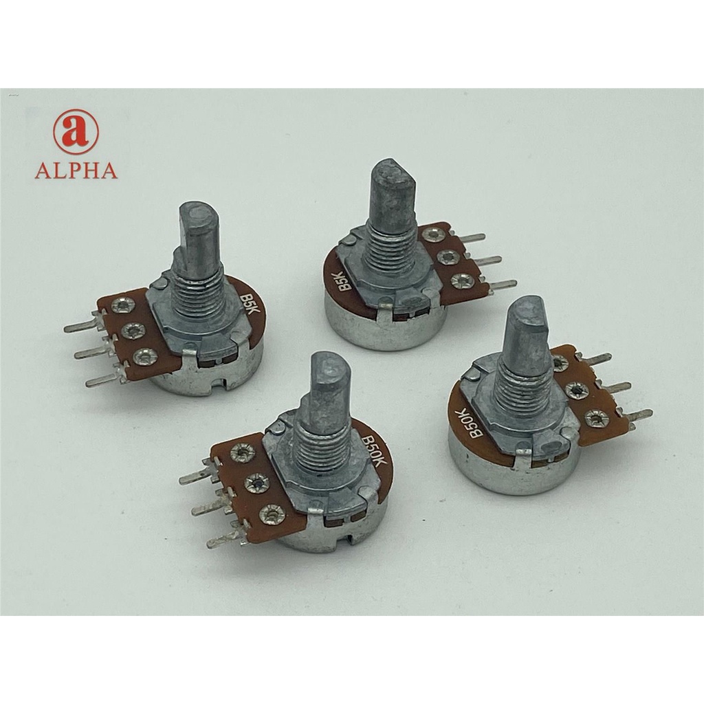 Taiwan ALPHA 16 type single potentiometer B5K B50K B500K audio ...