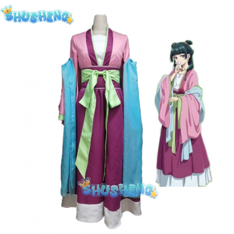 The Apothecary Diaries cos maomao cosplay Clothing set pink maomao ...