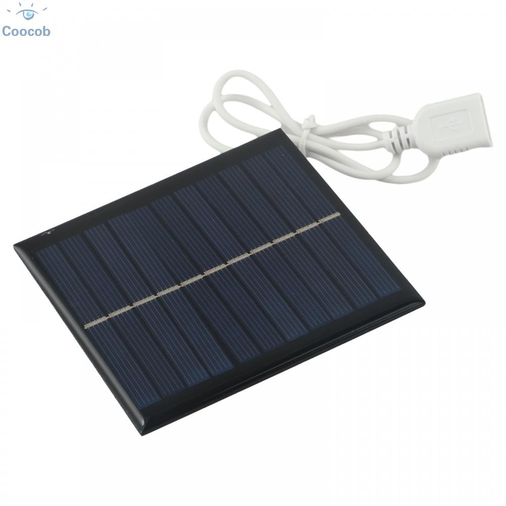 USB Solar Charger Compact Design For 3.7V-5V Battery Monocrystalline ...