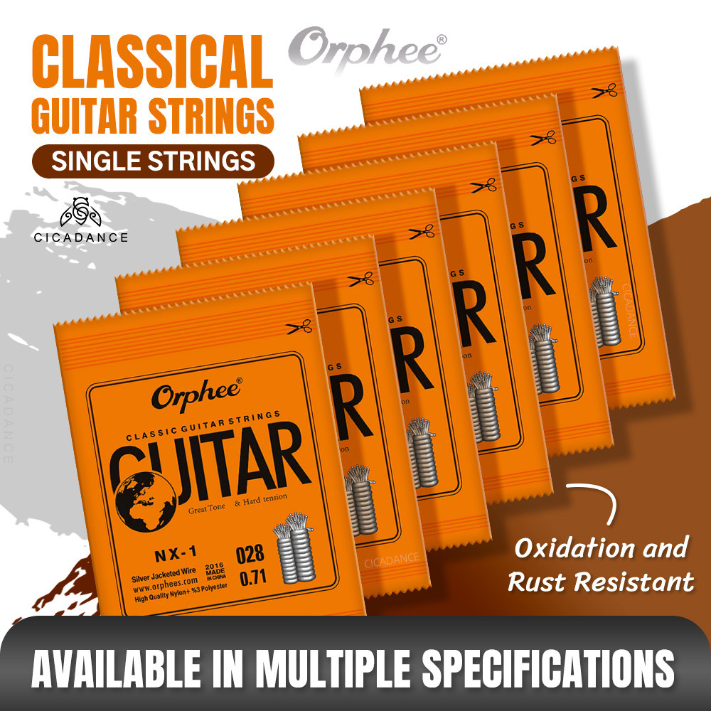 Orphee 5/10 PCS Classical Guitar Strings Individual/Single Strings ...