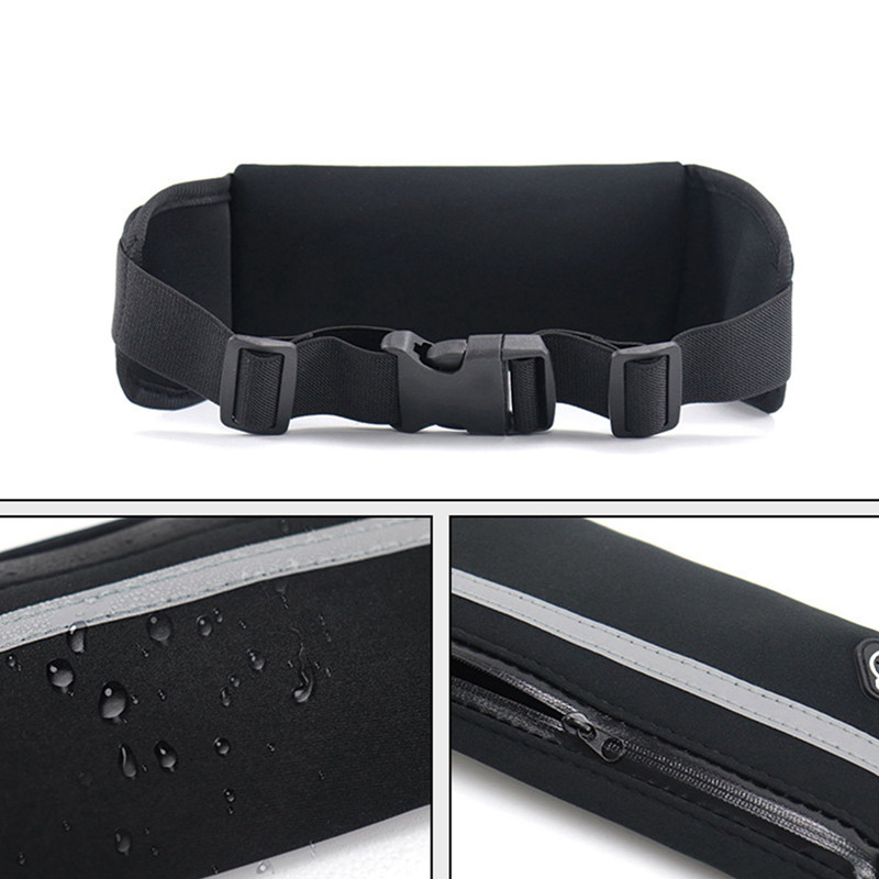Waterproof Running Belt For Women And Men Money Belt Fitness Waist Bag ...
