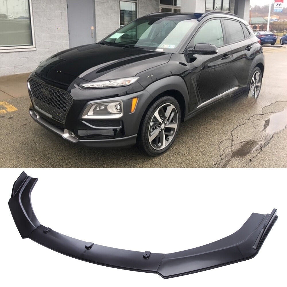 LANTOP For Hyundai Kona 2018-2021 Front Splitter Bumper Lip Chin ...