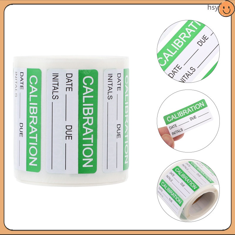 [READY STOCK] Sticker Green Calibration Quality Control Label Self ...