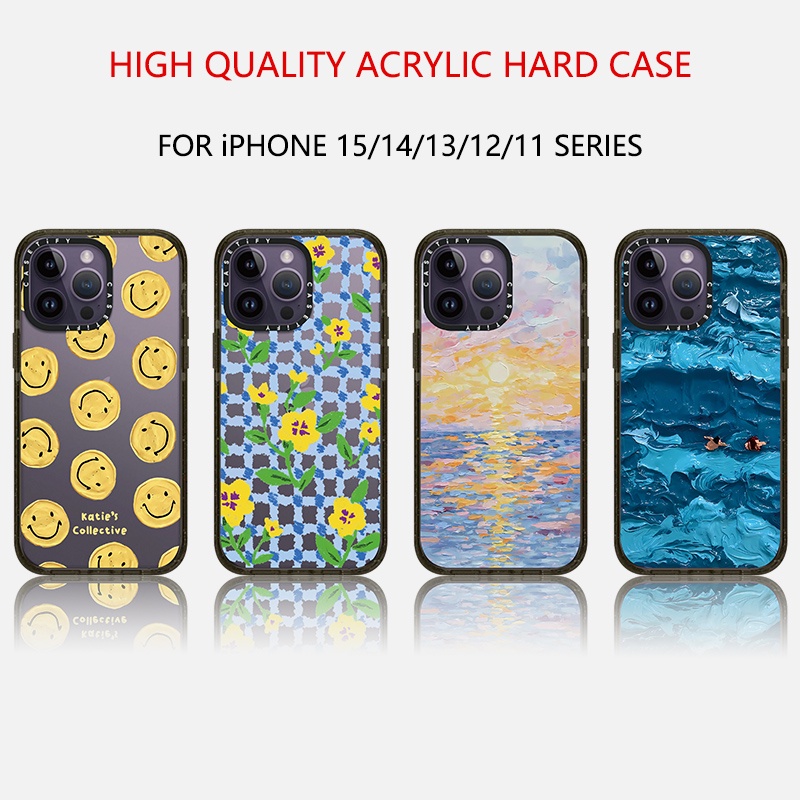 CASECASE X Creative Black Edge Clear Sideband Font Casing Apple IPhone ...