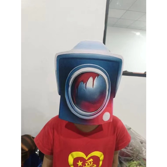 Skibidi Toilet Mask Cosplay CameraMan TV Man Speaker Man Cap Halloween ...