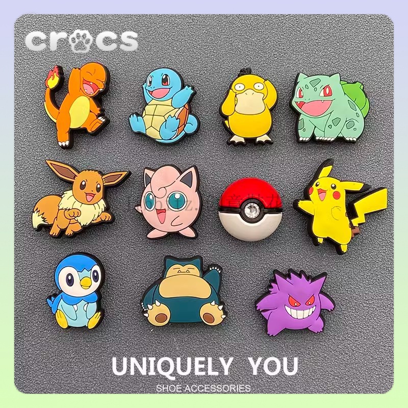 jibbitz for crocs set Pokémon Co-Branded crocs jibbitz Pokemon crocs ...