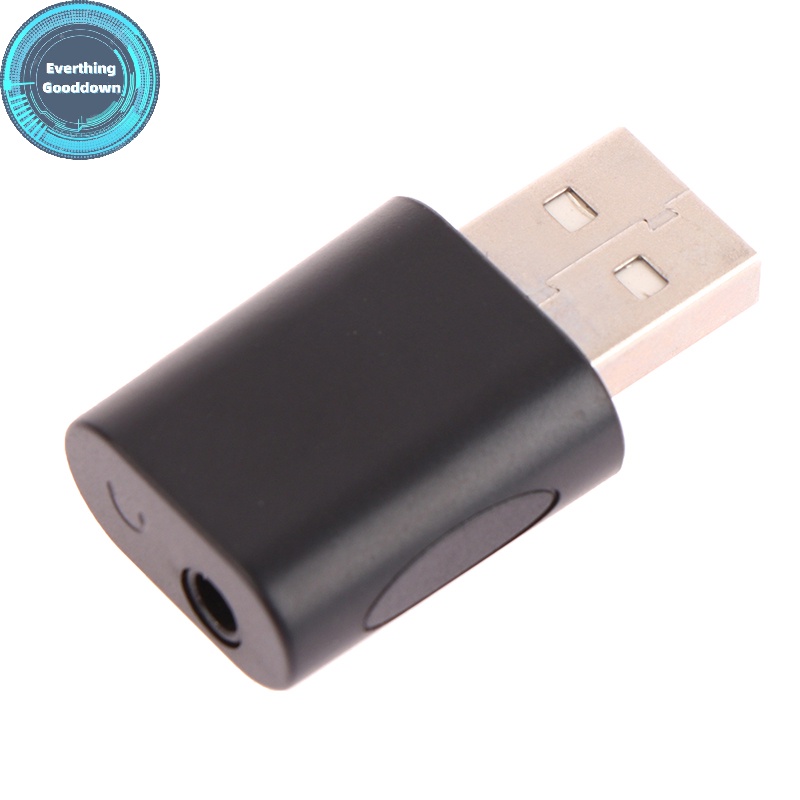 EVERTHING External USB Sound Card USB To 3.5mm Audio Earphone Adapter ...