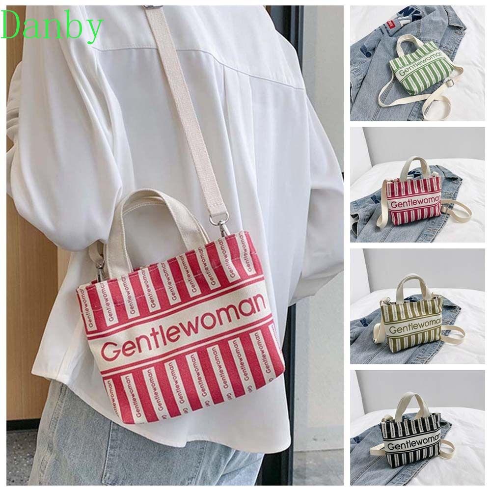 DANBY Gentlewoman Crossbody Bag, Print Handbag Letter Strip Messenger ...
