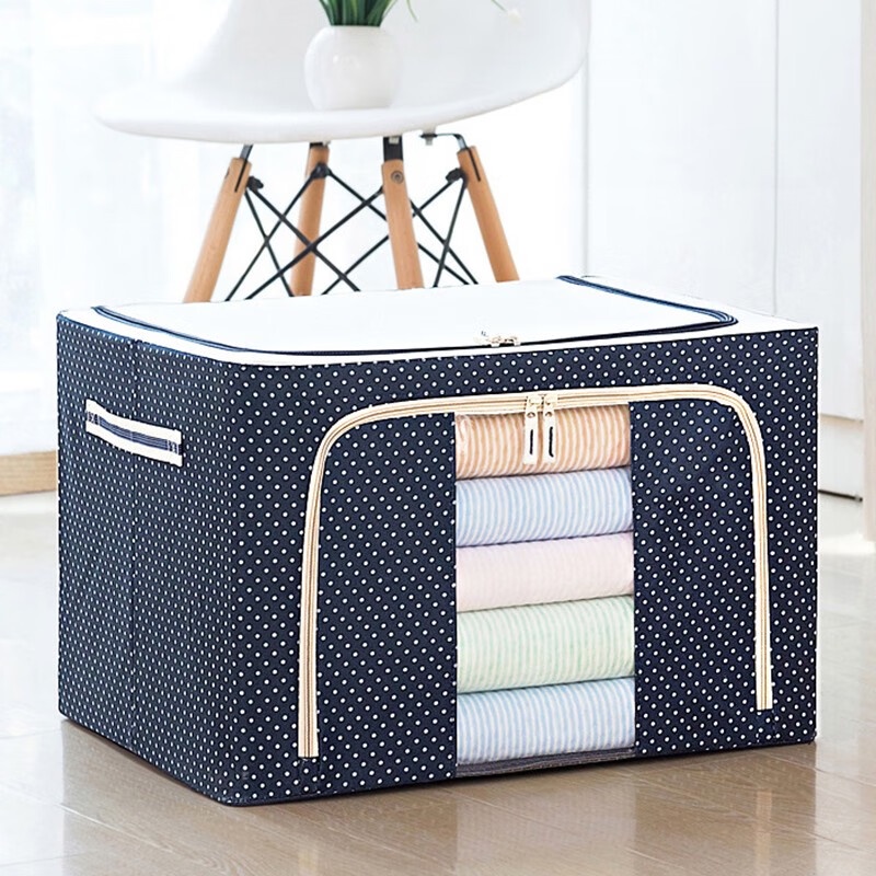 100L Foldable Clothes Organizer Storage Box for Clothes Cabinet ...