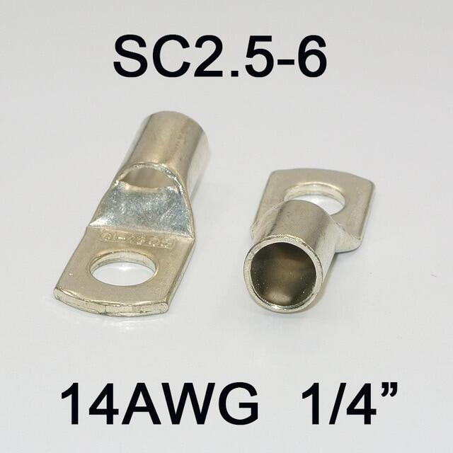 Tinned Copper Terminal lugs SC Series ring connector Solar lifepo4 SC2 ...