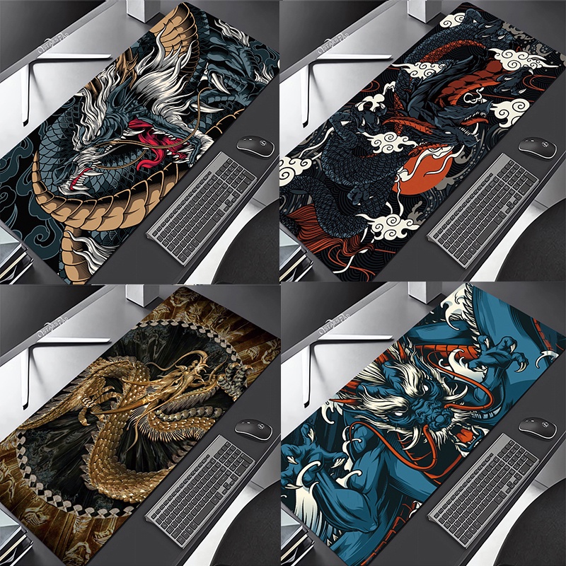 Personalized Dragon Mouse Carpet XXLMouse Pad Company Deskmat 80x30 ...