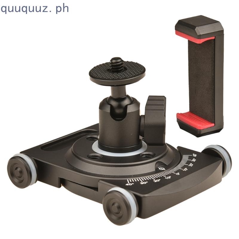 QUU Table Top Dolly Car Roller Desktop Video Rail Track Slider for DSLR ...
