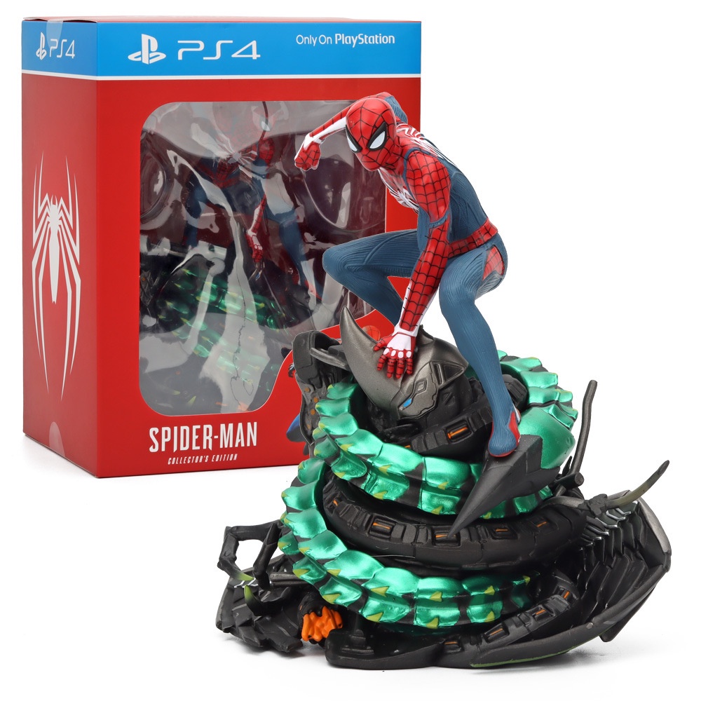 Marvel Limited PS4 Spider-Man Collectors Edition Spiderman PVC Figure ...