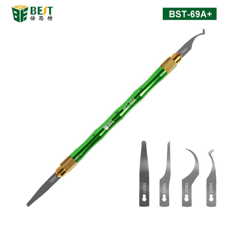 BST-69A+ 4 In 1 Blades CPU IC Chip Glue Remover Knife Motherboard PCB ...