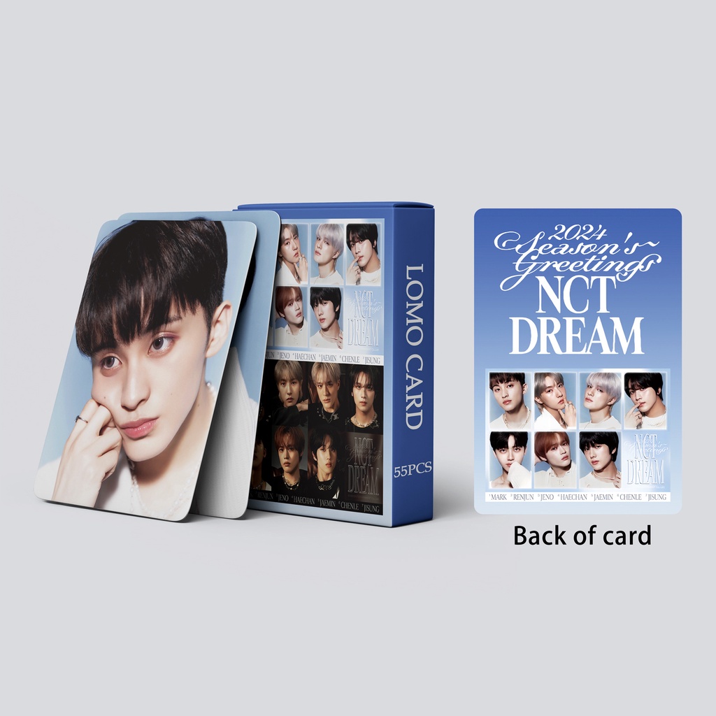 55pcs NCT DREAM Lomo Cards 2024 season's greetings 3rd Album ISTJ ...