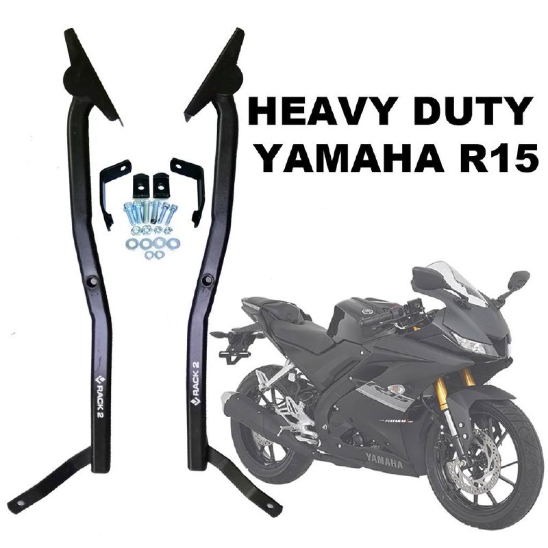 Yamaha R15 V1 V2 Heavy Duty Rack Monorack for Top Box | Shopee Philippines
