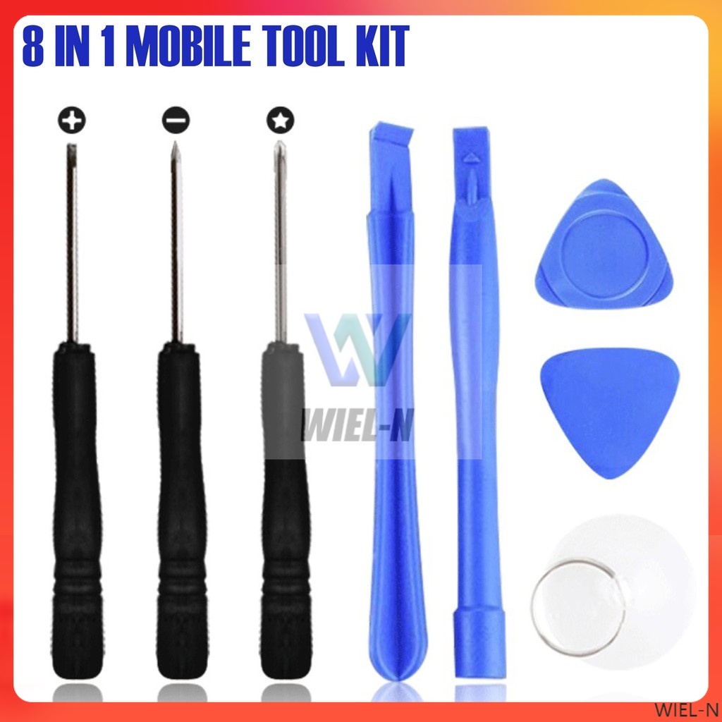 Cell Phone Repair 8 in 1 Tool Kit Super Pry Tool Screwdriver Hand Tools ...