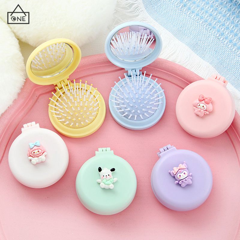 a.one.Cartoon Mini Air Bag Comb Student Air Cushion Comb Massage ...