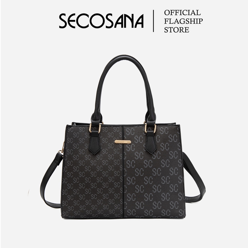 SECOSANA Marinel Monogram Shoulder Bag | Shopee Philippines