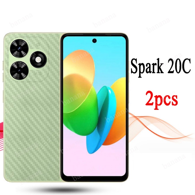 Tecno Spark 20C Carbon Back Film for Tecno Spark GO 2024 Spark 20 Carbon Fiber Rear Sticker ...