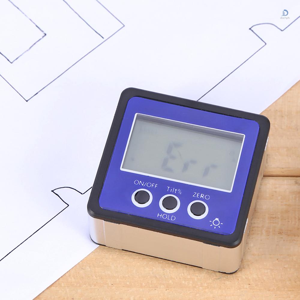 Horizontal Angle Meter Digital Protractor Inclinometer Electronic Level ...
