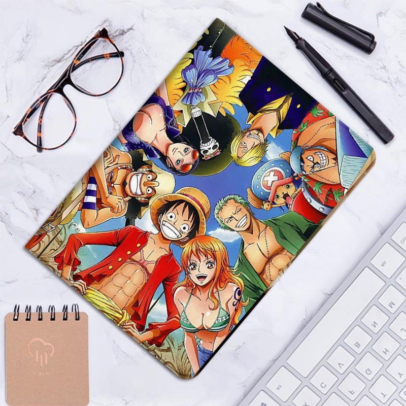 Cute ONE PIECE Luffy Mini1 /2 /3 /4 /5 Air4 Soft PU Leather IPad Case ...