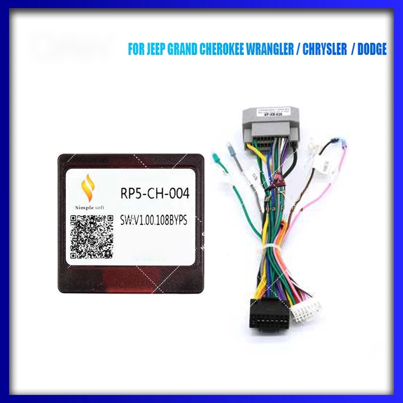 Wiring Harness Canbus Box Decoder For JEEP GRAND CHEROKEE Wrangler ...
