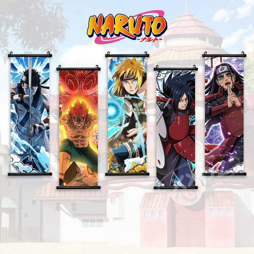 Classic Naruto Home Decor Anime Poster Wall Art Canvas Prints Gai ...