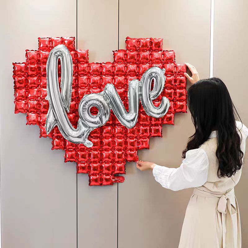 55inch Heart Balloon Valentine's Day Araw Ng Mga Puso Balloon ...