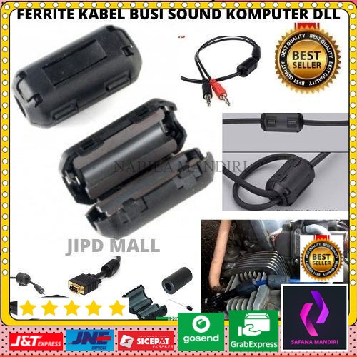 Tdk Snap On Noise Filter Ferrite RF Emi 5mm Sound Motor Spark Plug ...